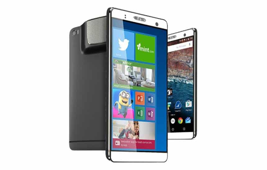 Smartphone de 7 polegadas roda Android e pode ser usado como um PC com ...