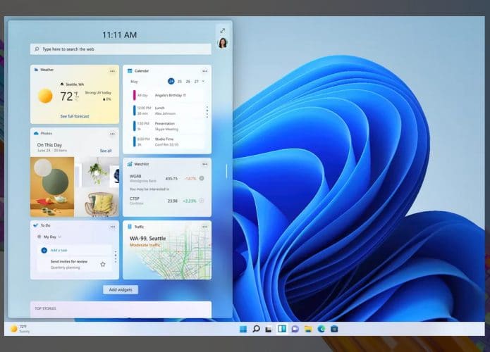 Desenvolvedores já podem criar e testar os novos widgets do Windows 11 ...