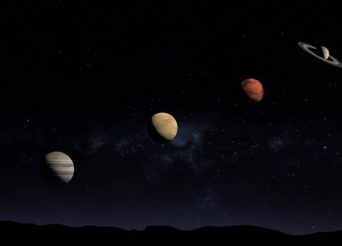 Observer o “alinhamento” de todos os planetas do Sistema Solar