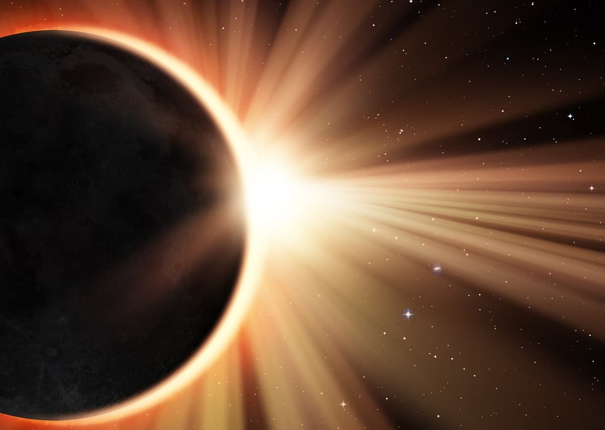 Veja o eclipse solar híbrido do ponto de vista da Lua - Olhar Digital