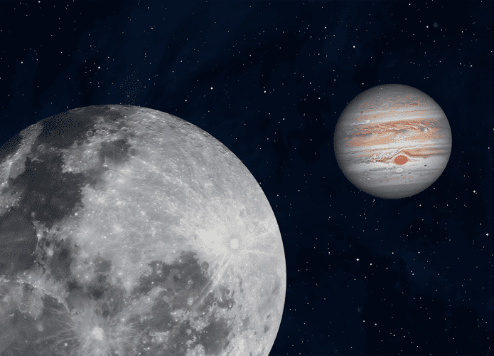 Lua se encontra com Júpiter nesta quarta-feira (17) - Olhar Digital