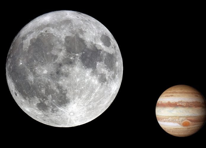 Lua faz conjunção com Júpiter esta semana - Olhar Digital