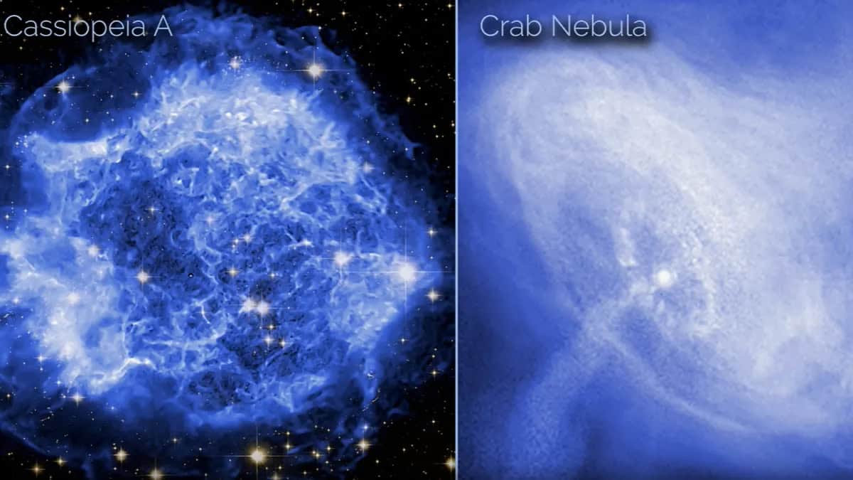 NASA mostra evolução de remanescentes de supernovas
