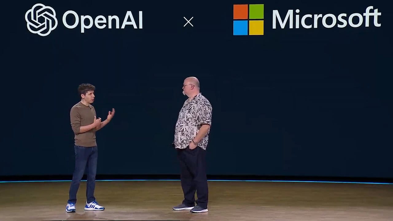 Surpresa! "Pai" do ChatGPT aparece em evento da Microsoft