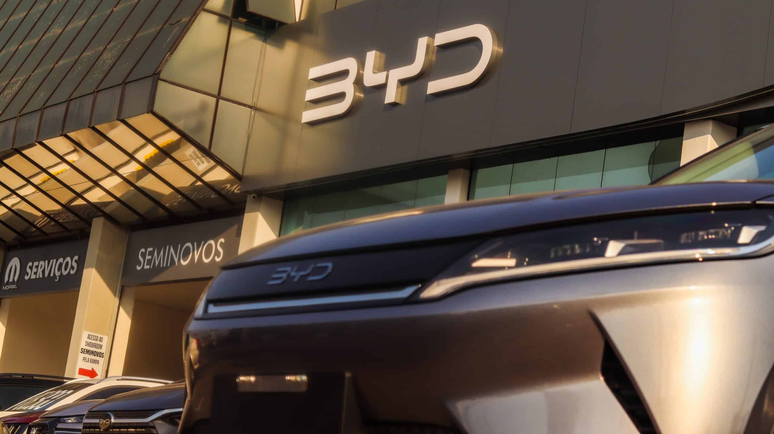 BYD domina lista de elétricos mais vendidos no Brasil em fevereiro