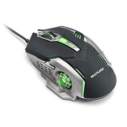 Olhar Digital Ofertas - Mouse Gamer 2400DPI Preto e Cinza Multilaser - MO269