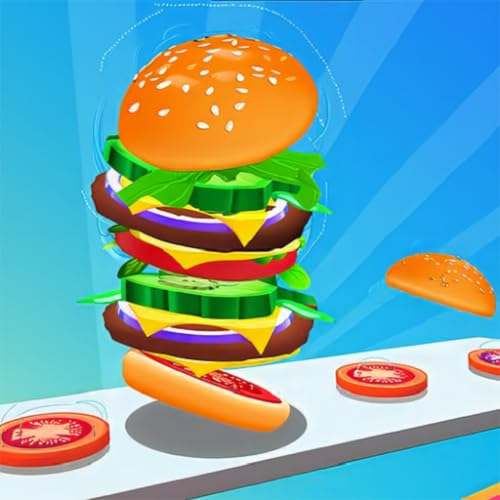 Olhar Digital Ofertas - Burger Stack Sprint: Ultimate 3D Hamburger Making & Restaurant Building ...
