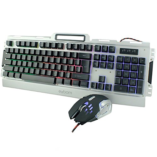 Olhar Digital Ofertas - Kit Teclado Semi Mecânico Mouse Gamer Usb Abnt2 Iluminado Led Rgb Metal ...