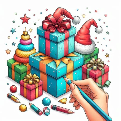 Olhar Digital Ofertas - Learn To Draw Christmas - Draw & Color Book Pages