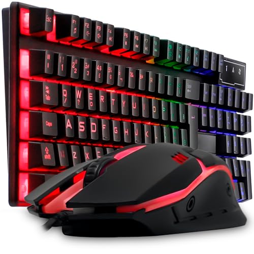 Olhar Digital Ofertas - Kit Gamer Teclado Semi Mecanico Gamer Iluminado ...