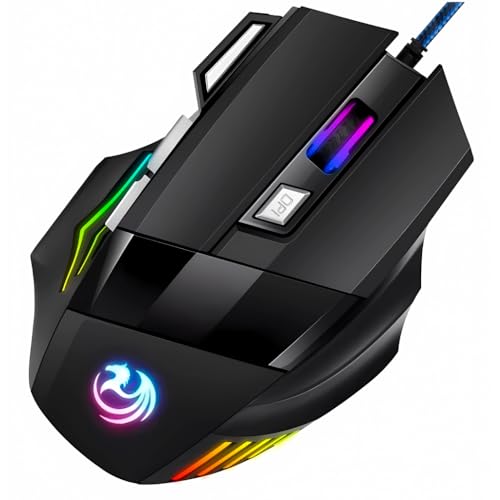 Olhar Digital Ofertas - Mouse Gamer Anúbis 7 Botões 3200 DPI Ajustável LED RGB Alta Precisão e ...