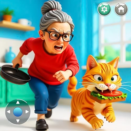 Olhar Digital Ofertas - Virtual Bad Cat Chaos VS Granny Simulator Naughty Kitty From Hell