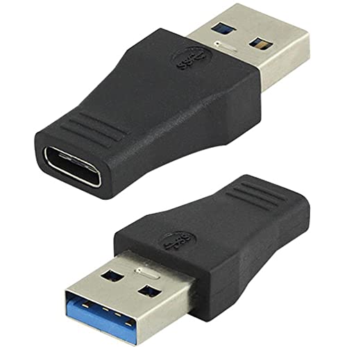 Olhar Digital Ofertas - 5+ 003-0142 Adaptador USB 3.0 Macho para Tipo C, Preto
